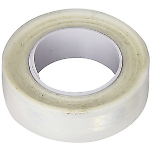 3M 3430 White Micro Prismatic Sheeting Reflective Tape - 0.25 in. X 15 ft. Non Metalized Adhesive Tape Roll. Safety Tape