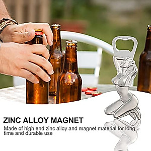 Cabilock Fridge Magnet Decoration Decorative Women Magnetic Bottle Opener Creative Fridge Magnet Beer Opener