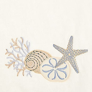 Avanti Linens By The Sea Hand Towel, White,10972WHT