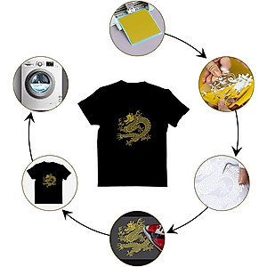 HTV Heat Transfer Vinyl Bundle - 43 Pack 12" x 10" PU Iron on Vinyl for T-Shirt, 32 Assorted Colors HTV Vinyl for Cricut, Silhouette Cameo or Heat Press Machine