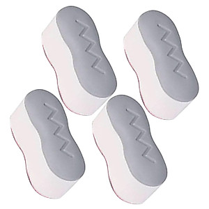 Outanaya 4pcs Toilet Cushioning Pads Toilet Seat Risers Toilet Stool Toilet Kit Replacement Seat Bumper Toilet Seat Pads Toilet Lid Gaskets Toilet Lid Lifter Home Toilet Gaskets Bidet