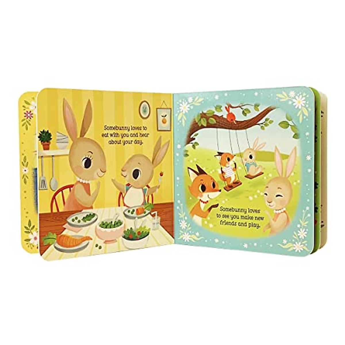 Somebunny Loves You - Greeting Card Board Book, Includes Envelope and Foil Sticker, Ages 1-5