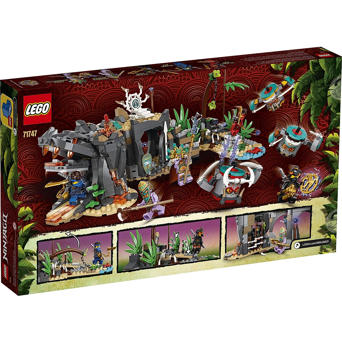 LEGO NINJAGO The Keepers' Village 71747 Building Kit; Ninja Playset Featuring NINJAGO Cole, Jay and Kai; Cool Toys for Kids Aged 8 and Up Who Love Ninjas and Creative Play, New 2021 (632 Pieces)