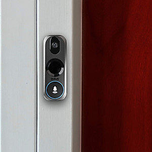 Doorbell Video Ring Security Camera by RCA New and Improved - with Mobile Doorbell Ring, 3MP HD Video, Live Stream, No Recording Storage Fees, Night Vision and Motion Detection
