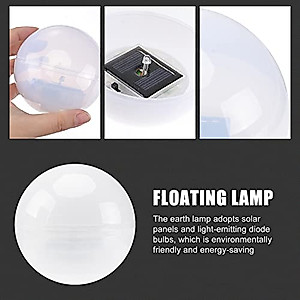 Luxshiny Lantern Solar Floating Pool Lights LED Floating Lights Light up Pool Balls Floating Orb Night Lights Lamp for Pool Hot Tub Pond Garden Decoration White Light Lanterns