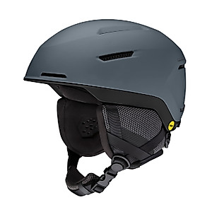 Smith Optics Altus Unisex Snow Helmet (Matte Charcoal Black, Large)