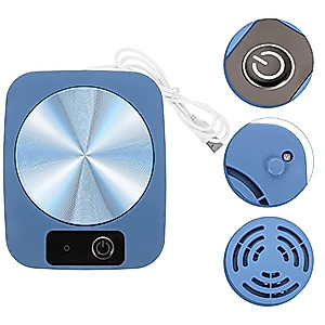 Hemoton Heating Coaster Heated Coffee Cup Electric Coffee Cup Coffee Thermal Mug Coffee Warmer Coaster Heating Cup Warmer Espresso Mug Warmer Plate Milk Warmer Pad Drink Cup Warmer Plastic