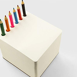 Three by Three Seattle Jotblock Chunky Sketchpad, 4.75" x 4.25" x 3.25", Assorted (70070),Small