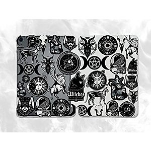 Halloween Devil Witch Witchcraft case Compatible with iPad Mini Air Pro 7.9 8.3 9.7 10.2 10.9 11 12.9 inch Pattern Cover New 2022 2021 Trifold Stand 3 4 5 6 7 8 9 Generation 608 (12.9 Pro 3/4/5 gen)