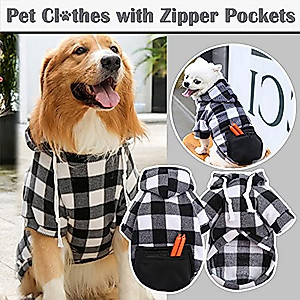 Puppy Clothes for Small Dogs Girl Pack Dog Hoodie with Pocket Fall Winter Warm Fleece Sweater for Dogs Boy Girl Yorkies Chihuahua Pet Cat Sweatshirt Blank Color