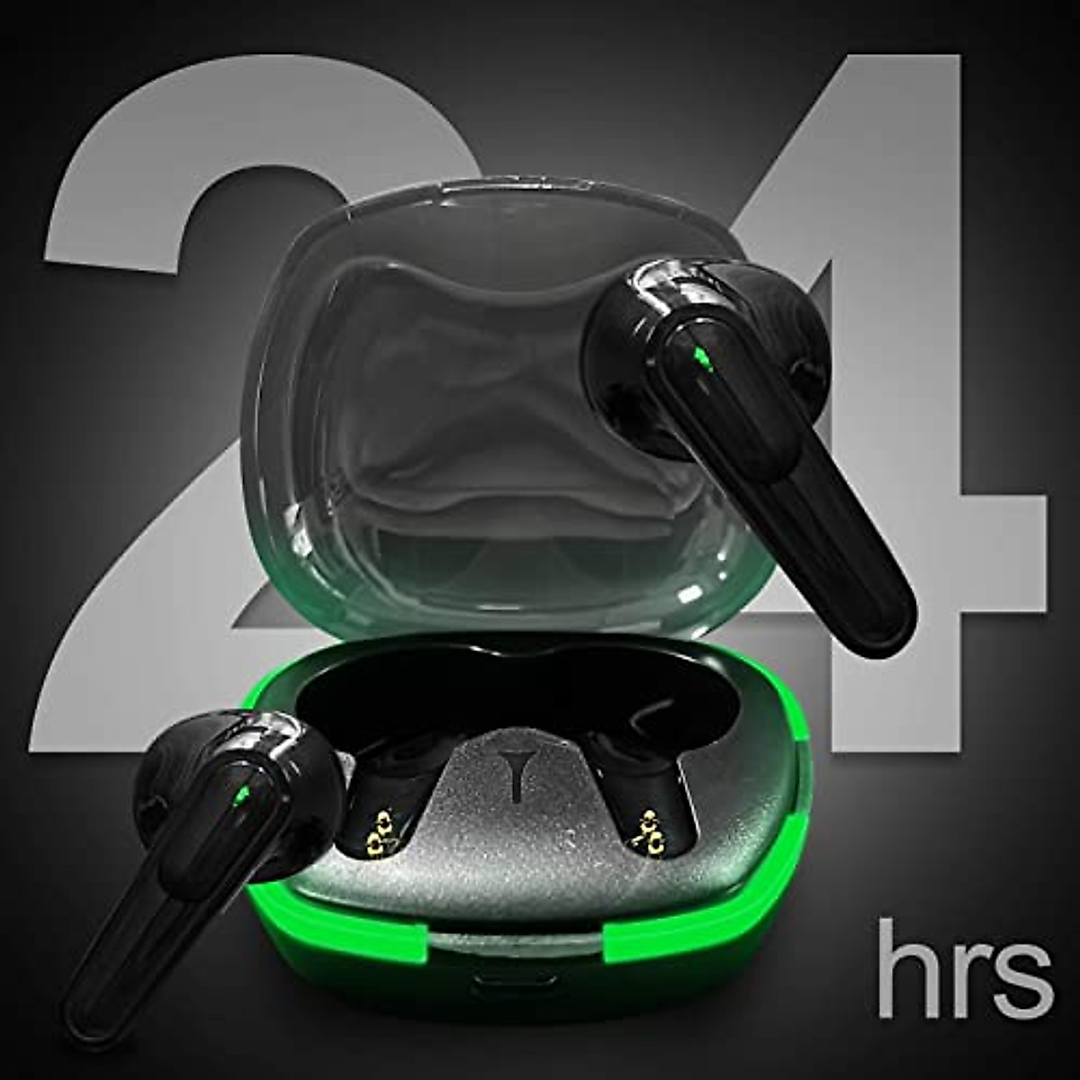 Pro 60 TWS Earbuds Bluetooth 5.3 True Wireless Earphones, Built-in Microphone, IPX7 Waterproof, HD Physical Noise Cancellation Earphones with Hi-Fi Sound