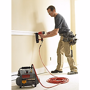 Senco PC1010N 1/2 Hp Finish & Trim Portable Hot Dog Compressor, Grey