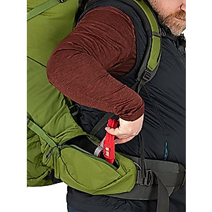 Osprey Aether 65L Men's Backpacking Backpack, Black, L/XL, Extended Fit