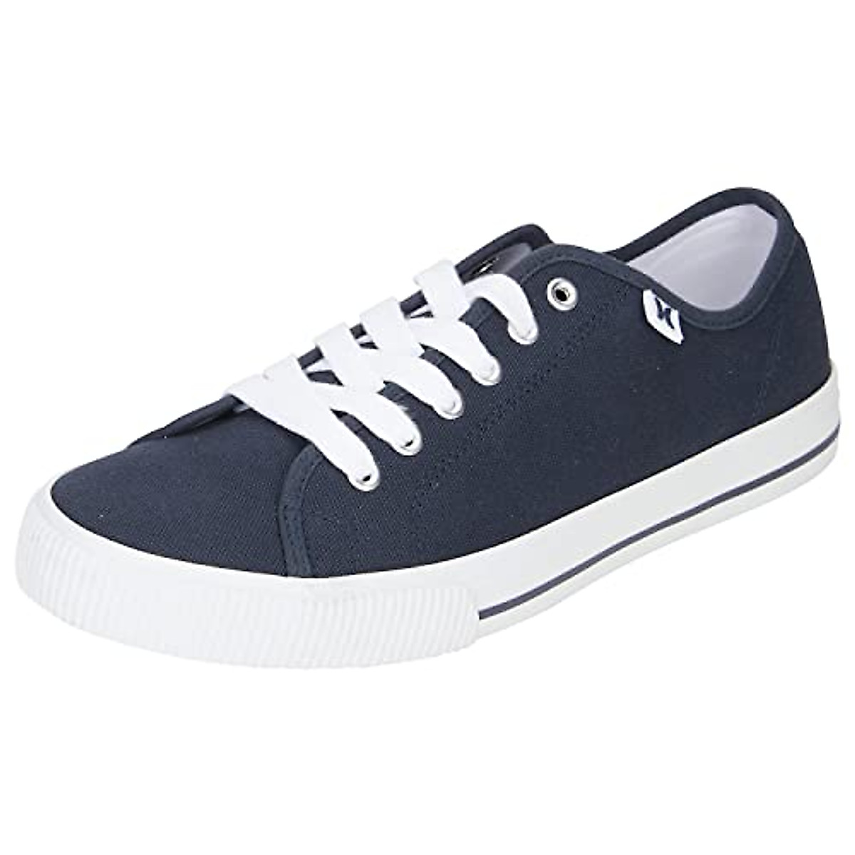Hurley Mens Caleb Sneakers Casual Canvas Shoes with Top Lace, Navy, 11