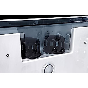 Luxuria Spas Artisan 6-Person 57-Jet 3-Pump Acrylic Lounger Hot Tub with Speakers and Ozonator