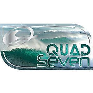 Quad Seven Little Boys' Rash Guard Swim Set - 3 Piece Bathing Suit Trunks and Rash Guard Shirt (2T-7), Size 2 Toddler, GreenNavy Palm Trees