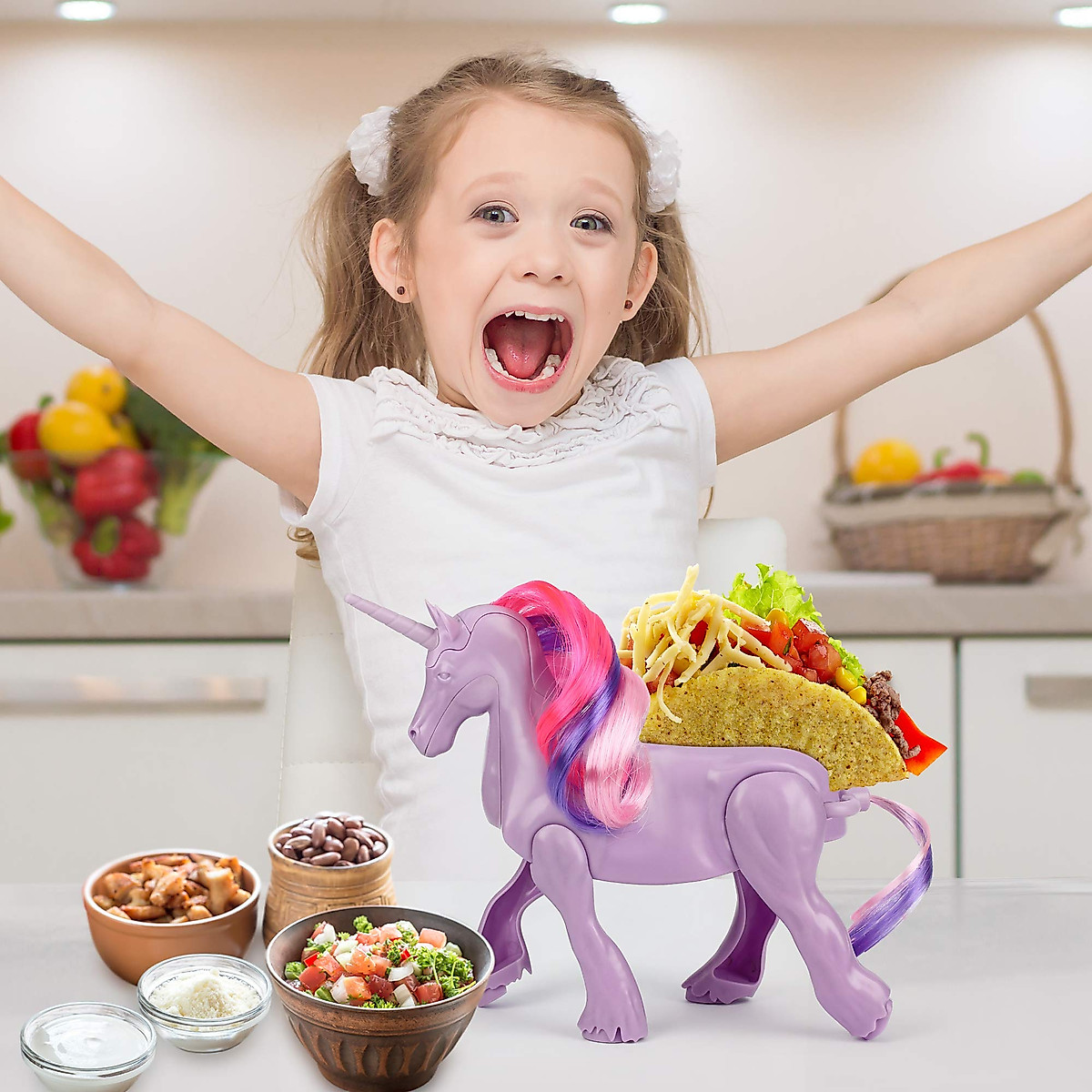 Unicorn Taco Holder - My Little Pony Inspired Mythical Taco Stand