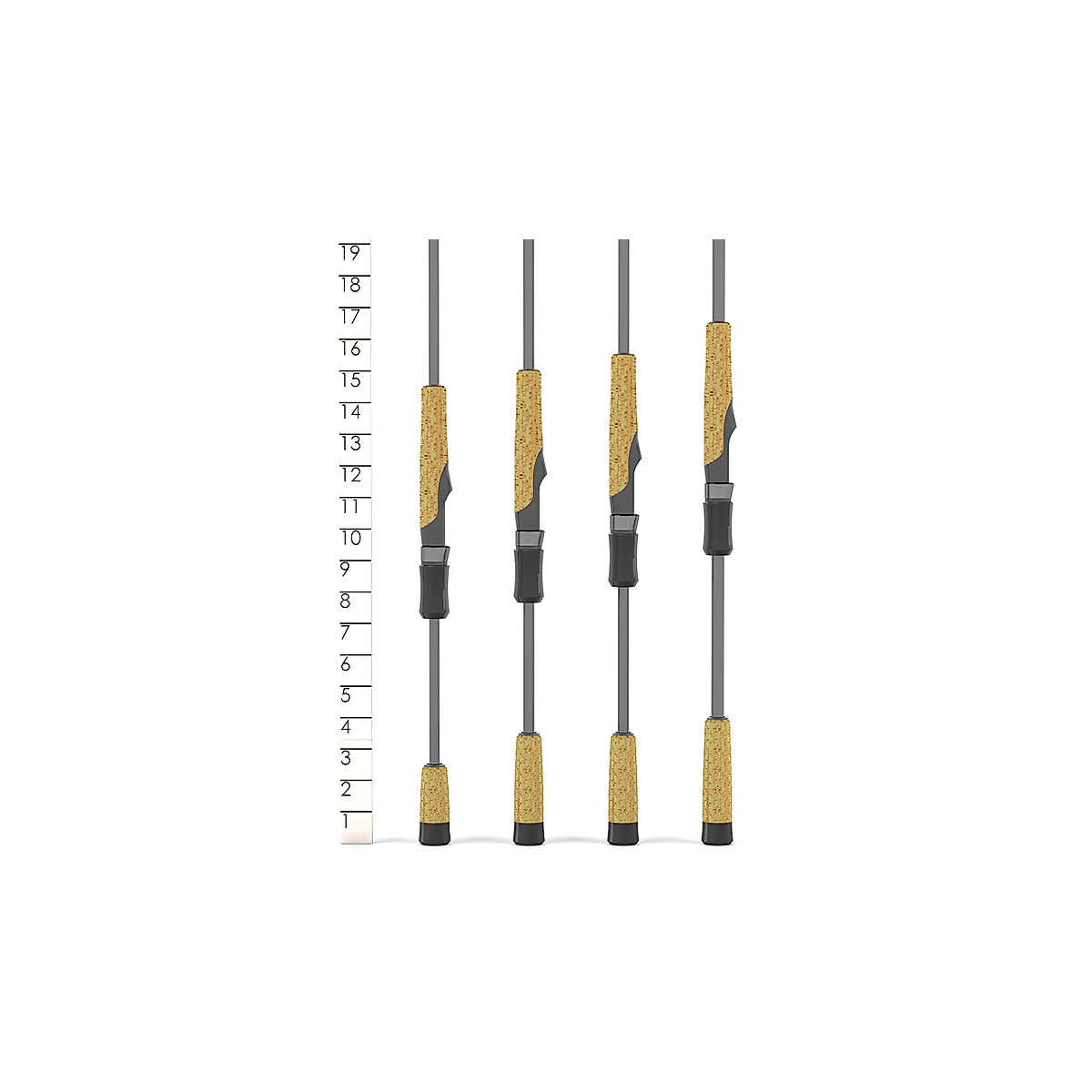 St. Croix Rods Victory Spinning Rod, 7'1"(VTS71MF)