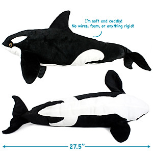 TigerHart Octavius The Orca Blackfish - 28 Inch Stuffed Animal Plush