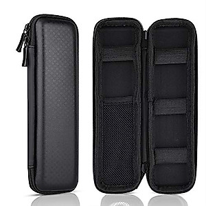 KUUQA Black Hard Pencil Case EVA Hard Shell Pen Case Holder for Executive Fountain Pen and Stylus Touch Pen