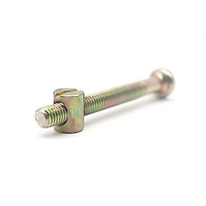 binifiMux 10-Pack M8 x 70mm Hex Drive Socket Cap Furniture Bolt Scrws Barrel Nuts for Crib Cot Chairs Beds, Thread 51mm, Zinc Plated