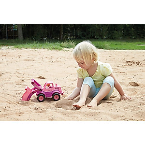 Lena Eco Active Princess Pink Front Loader Truck is a Eco Friendly BPA and Phthalates Free Environment Friendly Biodegradable Green Toy Manufactured from Premium Grade Resin and Wood
