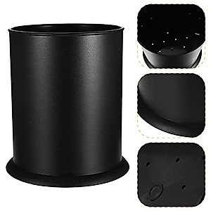 UPKOCH 1pc Black Rack Home Silverware Spoon Accessories Case Holder Spoons Chopsticks Tableware Utensil Pot for Holder: Basket Cooking Draining Shelf Drain Cutlery Tool Spatula Container