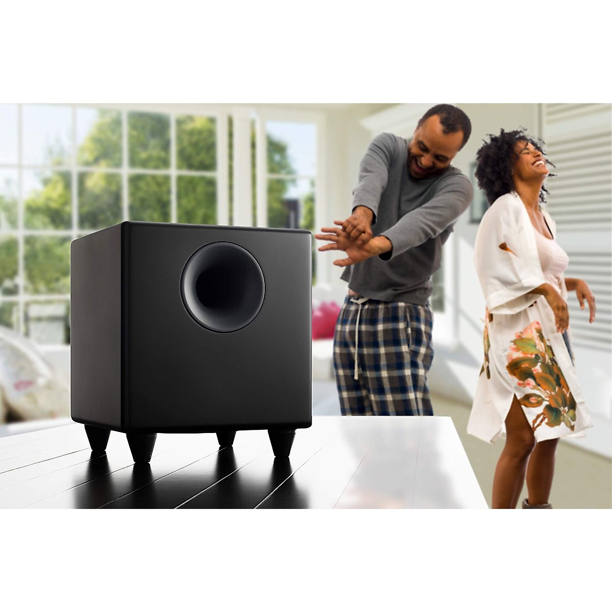 Audioengine S8 Powered Home Subwoofer Speaker - 250W 8-inch Subwoofer with Built-in Amplifier for Home Audio