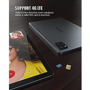 Bakken M40 10.1 Inch Android Tablet, 128GB Memory, 8000mAh Battery, 5G WiFi, 4G/LTE, 1920x1200 Resolution, 13MP Camera, USB-C Charging