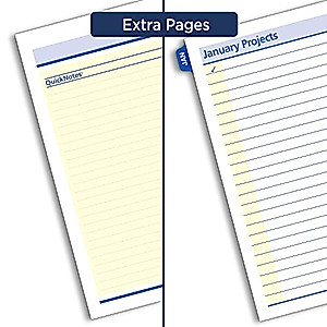 AT-A-GLANCE 2023 Daily Desk Calendar Refill, 3-1/2" x 6", Loose Leaf, QuickNotes (E51750)