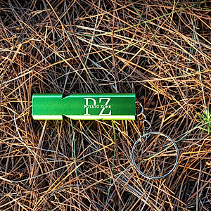 Potato Zone Emergency Whistle – Survival Keychain Whistle Emergency – 120db Loud Safety Whistle for Protection, Camping, Hiking, Sports, Dog Training – Portable Metal Whistle with Keychain