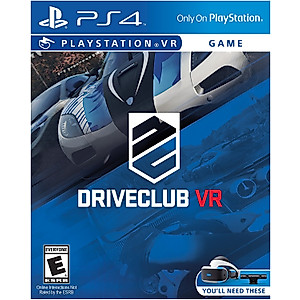 Sony PlayStation VR DriveClub Starter Bundle 4 items: VR,motion, camera and vr game disc- PSVR DriveClub [video game]