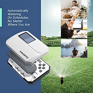 Inkbird Smart Sprinkler Controller WiFi 8 Zone, Indoor Irrigation System Controller, 8 Station, Remote Monitoring, Seasonal Adjustment