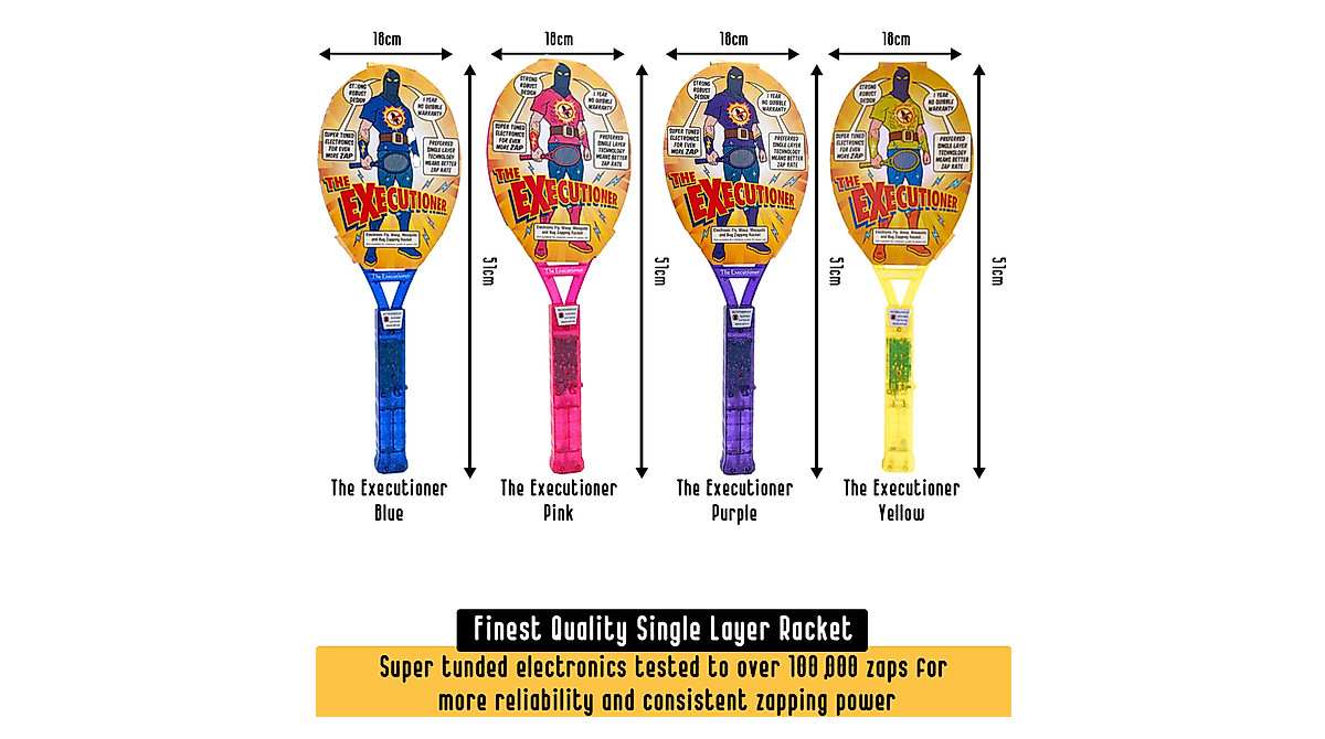 The Executioner Fly Zapper Mosquito & Bug Killer - Indoor Outdoor Pink