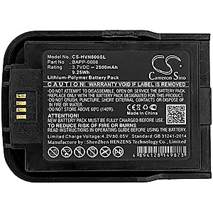 Estry Battery Replacement for humanware New Stream BAPP-0006