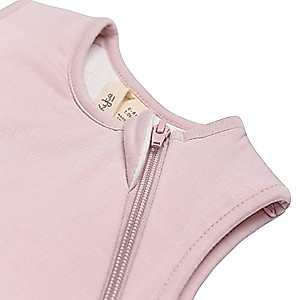KYTE BABY Unisex Rayon Sleeping Bag for Babies and Toddlers, 1.0 Tog (6-18 Months, Blush)