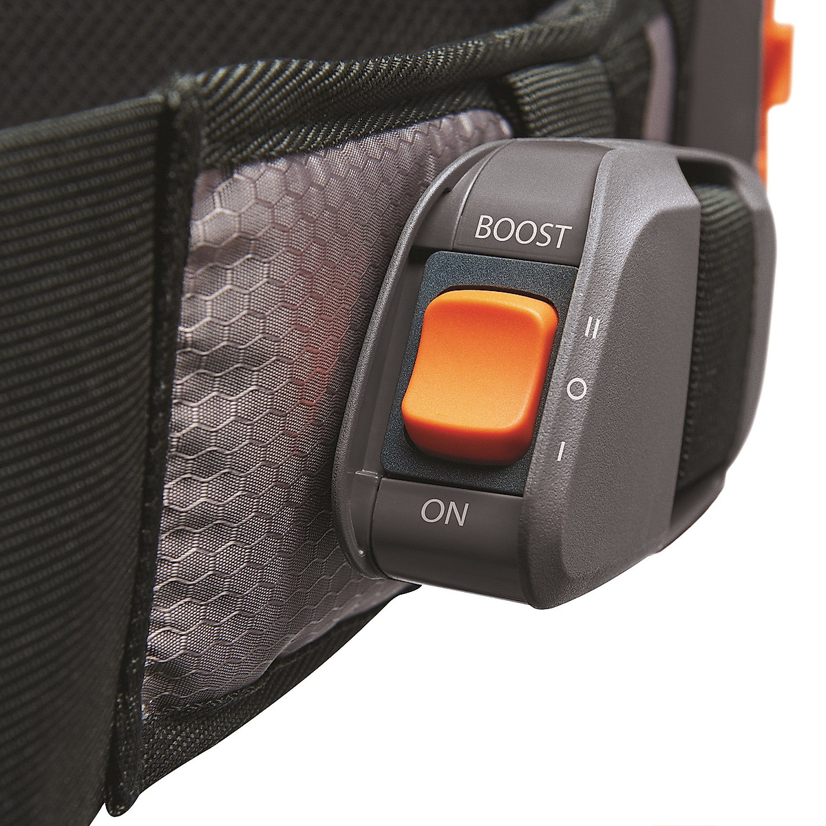 Hoover Commercial HushTone Back Pack 2 speed motor with HEPA Filtration and Hexaguard Technology, Extension wand, lightweight design, 6 quart, CH34006, Black/Orange