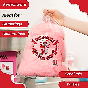 Cotton Candy Bags with Twist Ties- Pack of 400ct