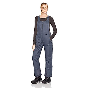 Arctix Women's Essential Insulated Bib Overalls, Steel, Small