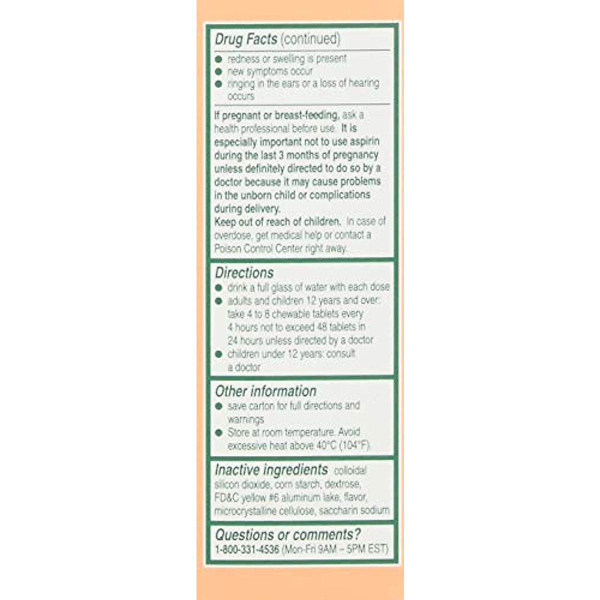 Aspirin Regimen Bayer 81mg Chewable Tablets | #1 Doctor Recommended Aspirin Brand | Pain Reliever | Orange Flavor | 108 Count, 36 Count (Pack of 3)