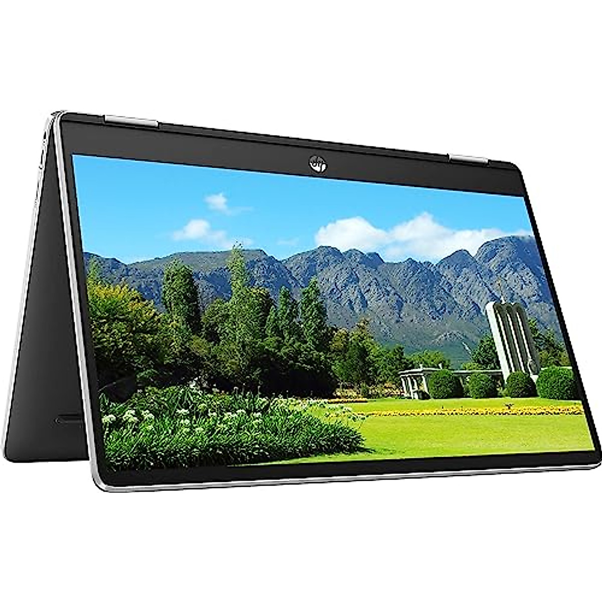 HP 2023 Convertible 2-in-1 Chromebook, 14" HD IPS Touchscreen, Intel Pentium Processor up to 3.30GHz, 8GB Ram, 128GB SSD, Super-Fast 6th Gen WiFi, Chrome OS (Renewed)