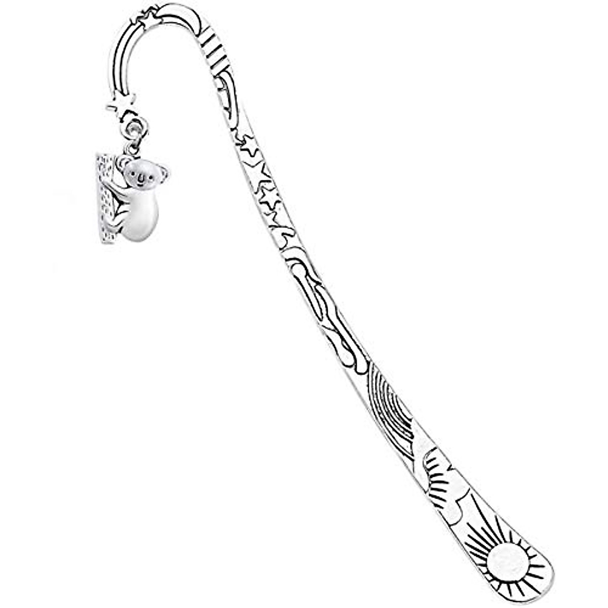 AKTAP Cute Koala Metal Bookmarks for Reading Lover Bookmarks with Koala Bear Graduation Writers Author Book Lover Gift (Koala Bookmark)