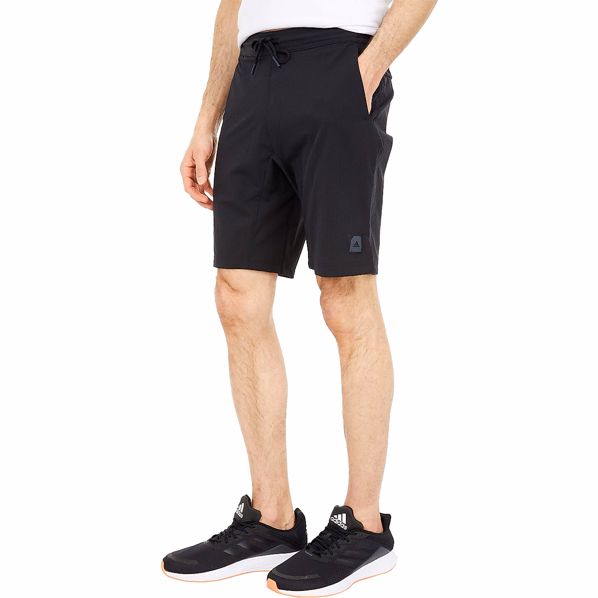adidas Golf Men's Adicross Hybrid Recycled Polyester Golf Short, Black, Small