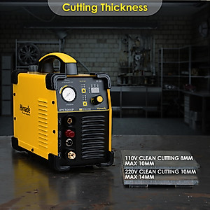 hynade Plasma Cutter HYC500XP, Non Touch Pilot Arc Plasma Cutter,50A Dual Voltage 110V/220V Inverter Max Cut 14mm Plasma Cutting Machine (HYC500XP 110/220V)