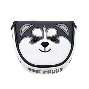 HISTAR Golf Mallet Putter Head Corver Husky Cartoon Animal Golf Cover