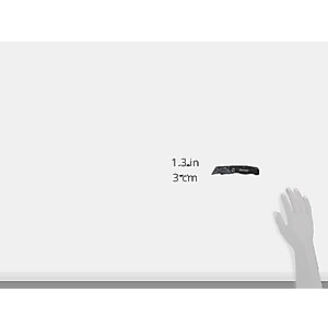 Sheffield 12613 Ultimate Lock Back Utility Knife, Folding, Box Cutter Knife, Carpet Knife, Drywall Cutter, and More, Quick-Change Blade, Back Lock Design, Black