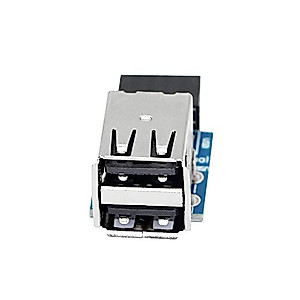 SinLoon 9pin USB 2.0 Female Pin Dual 2 Port USB Motherboard Header Adapter-Dual Layer Type for PC (Dual)