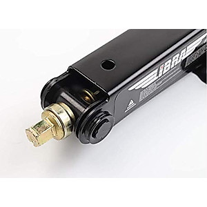 LIBRA 9K lb Heavy Duty 24" RV Trailer Camper Stabilizer Leveling Scissor Jacks w/Dual Power Drill Sockets & Complete Installation Kit, Set 2