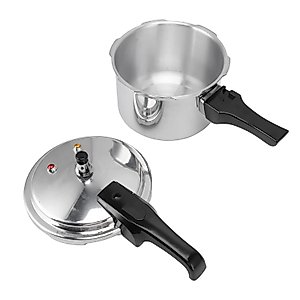 Stainless Steel Pressure Cooker, Easy to Reliable Performance 3L Stainless Steel Pressure Cooker for Induction Cooker