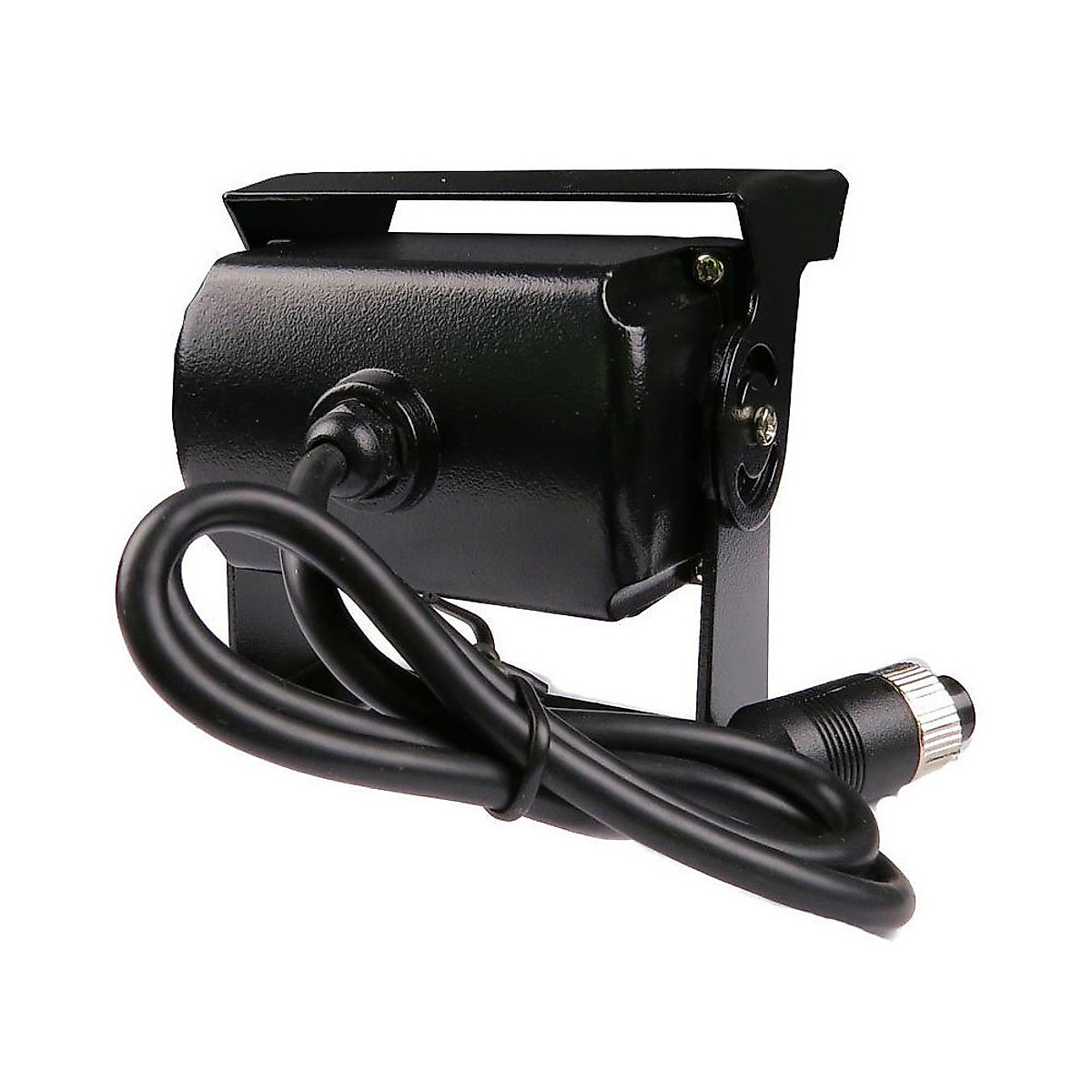 4 Pin Vehicle Backup Camera 12V-24V,18 LED IR Night Vision CCD Car Rear View Parking Reverse Camera + 4Pin Connector 15m/50ft Extension Cable for Bus Truck Camper Lorry Heavy Duty Motorhome